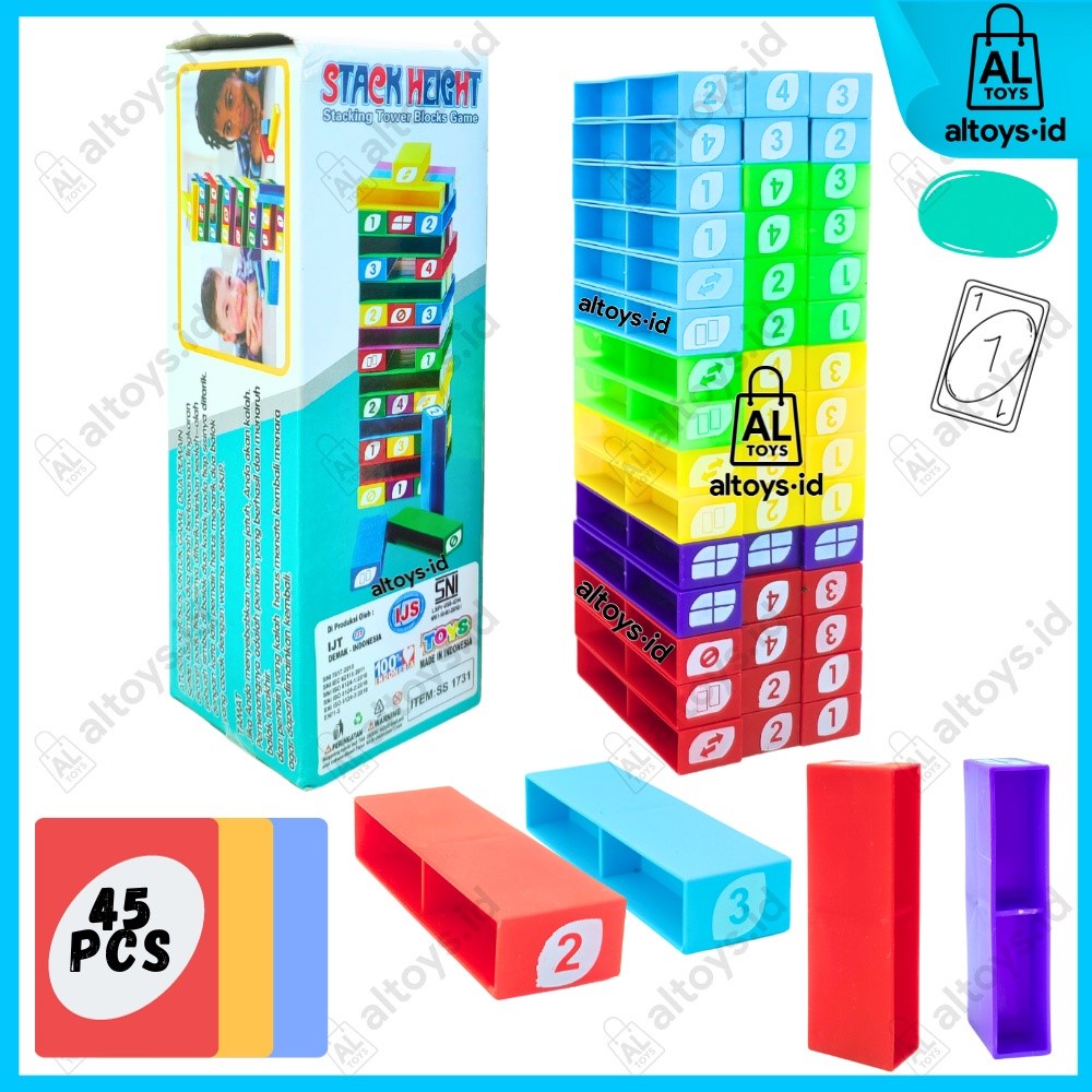 Jual MAINAN PUZZLE STACKO BALOK SUSUN Mainan Anak Stacko & Set Domino ...