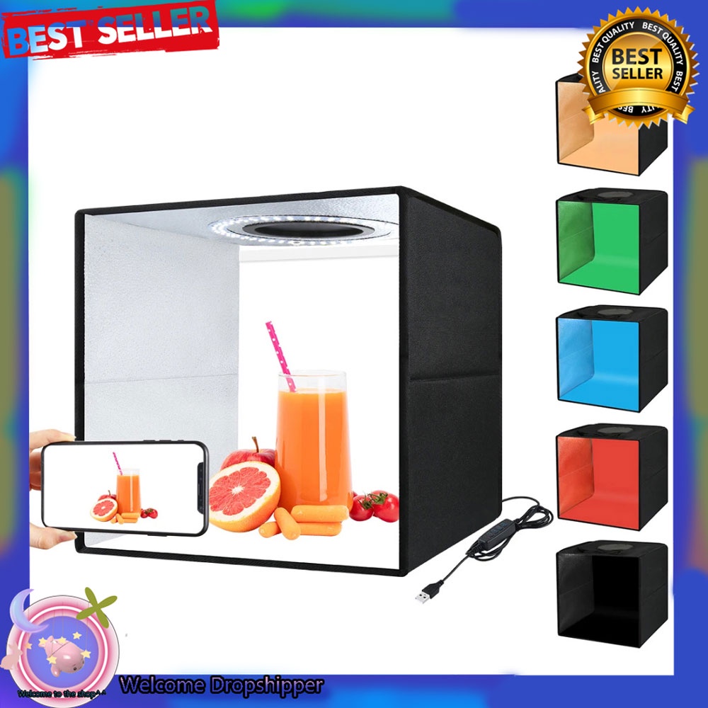 Jual PULUZ Box Mini Photo Studio Kotak Foto LED with 6 Backdrop ...