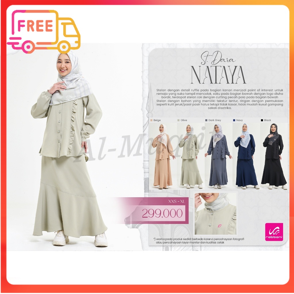 Jual DISKON RABBANI ORI Rabbani Dluha Set Tunik Rok - St. Dara Nataya ...