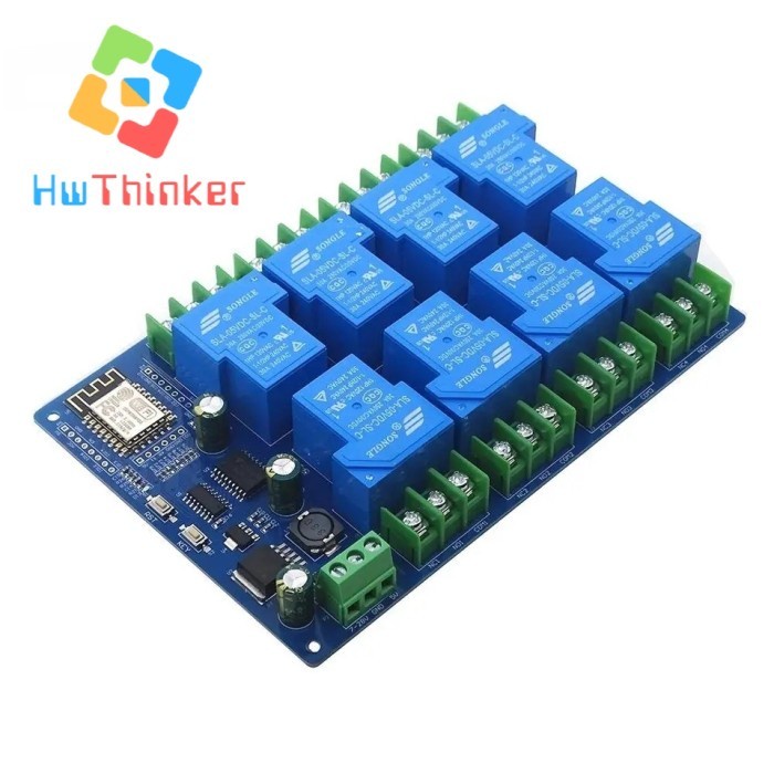 Jual IOT Modul Relay 30A 8 Channel ch 8ch 8 Channel WIFI ESP-12F ...