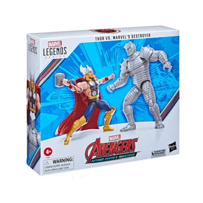 Jual Marvel Action Figure Legends Series Thor Vs Marvel's Destroyer Anv ...