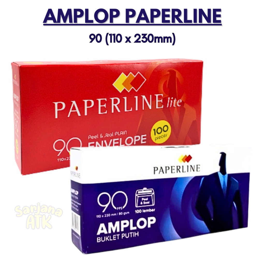 Jual Amplop Putih Paperline PPL 90 LEM / Amplop Surat (100 Lembar ...