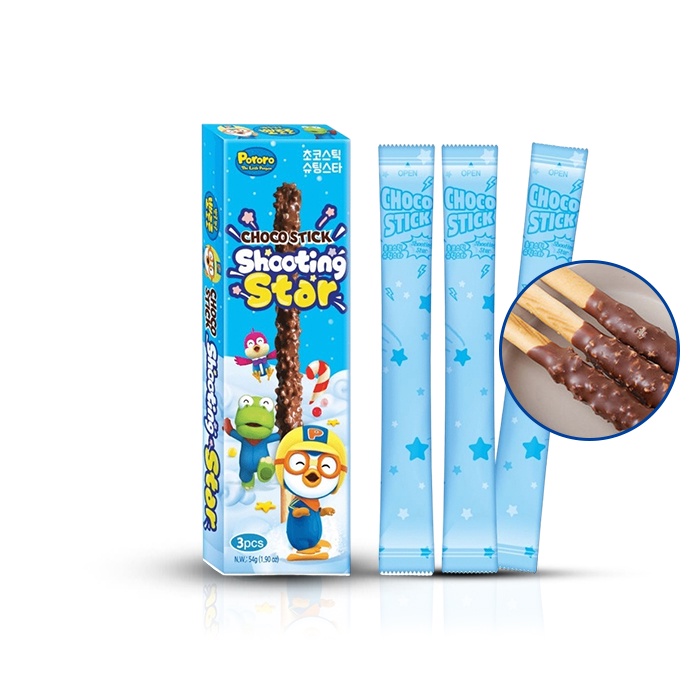 Jual Pororo Choco Stick Shooting Star 54g | Shopee Indonesia