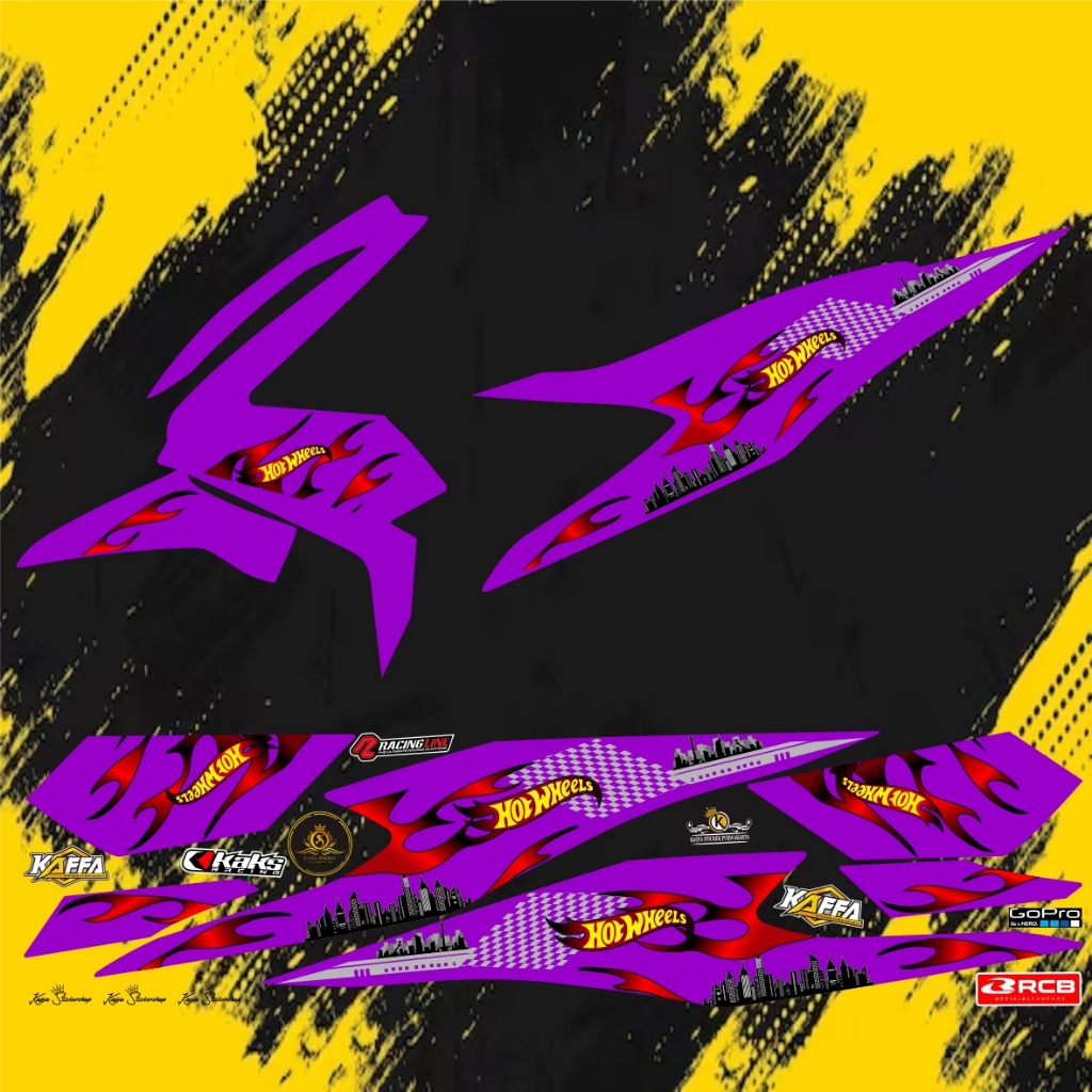 Jual PISTON STIKER- Sticker Variasi Beat Deluxe Beat Street New Baru ...