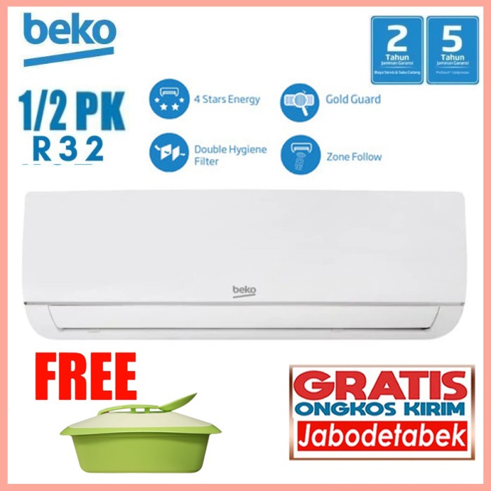 Jual AC Air Conditioner Beko 1/2 PK BSFSA 050/051 / BSFSA050/051 ...