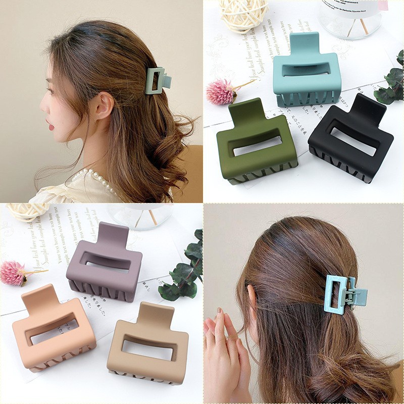 Jual Jepit Rambut / Jedai Rambut Doff Kotak / Jepitan Rambut Korea ...