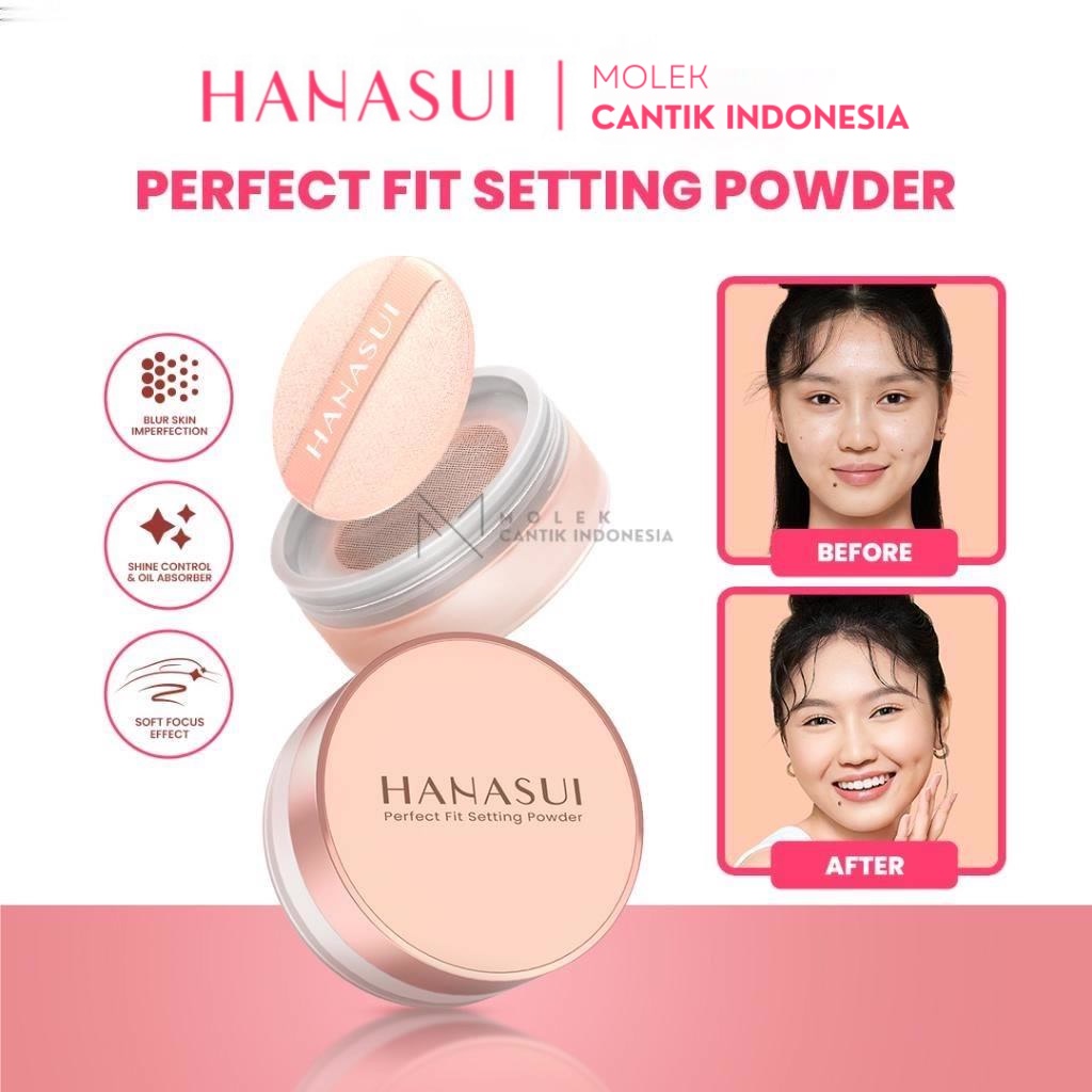 Jual HANASUI Perfect Fit Setting Powder - Loose Powder - Bedak Tabur ...