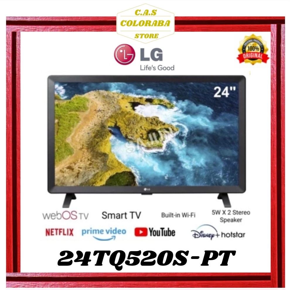 Jual TV LG 24TQ520S-PT SMART MONITOR TV 24 INCH HD LED 24TQ520S 24TQ TV ...