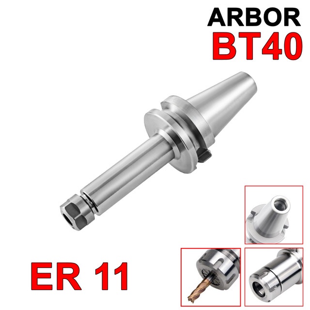 Jual Arbor BT40 ER 11 120 Collet Chuck BT 40 ER11 Milling CNC | Shopee ...