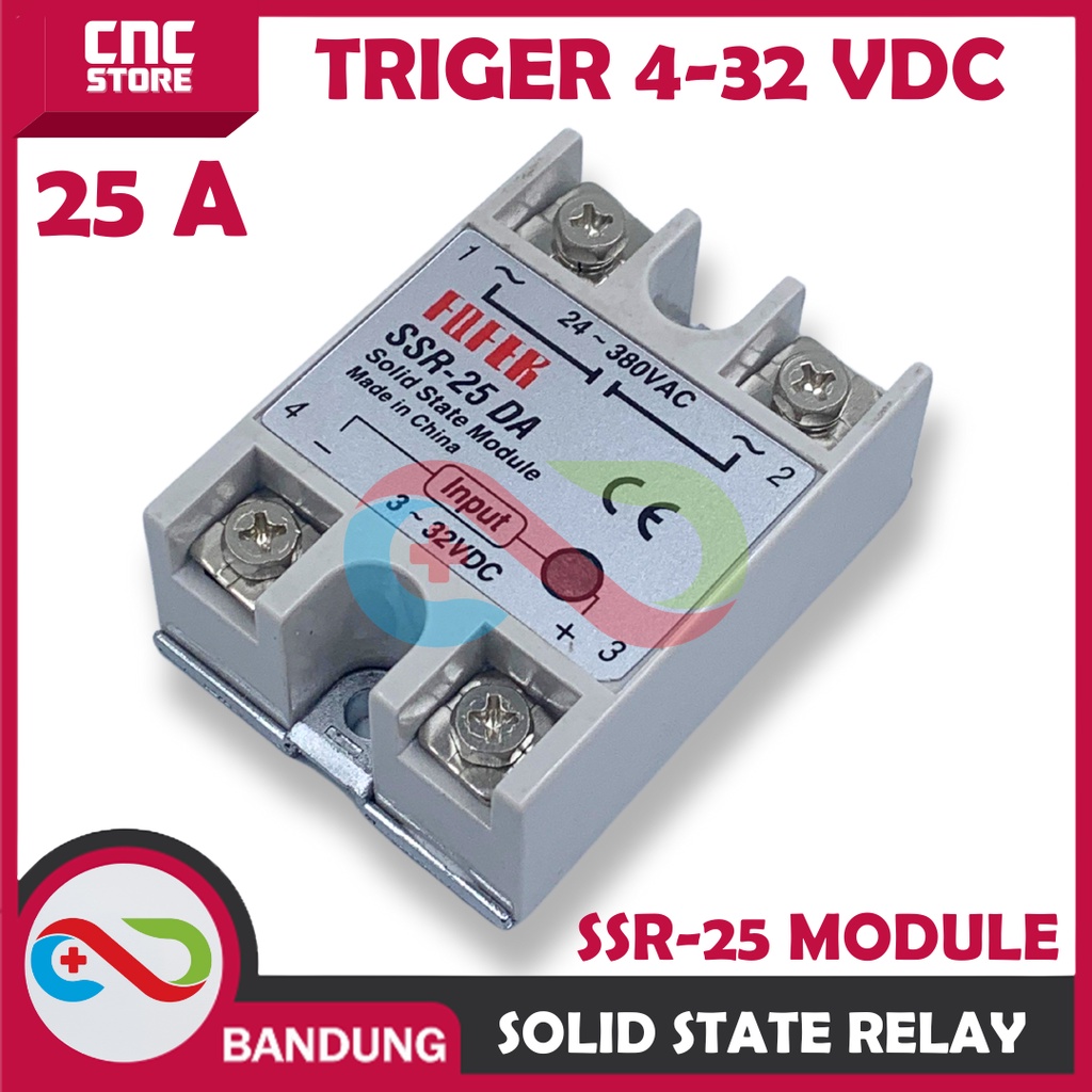 Jual SOLID STATE RELAY SSR-25DA DC TO AC | Shopee Indonesia