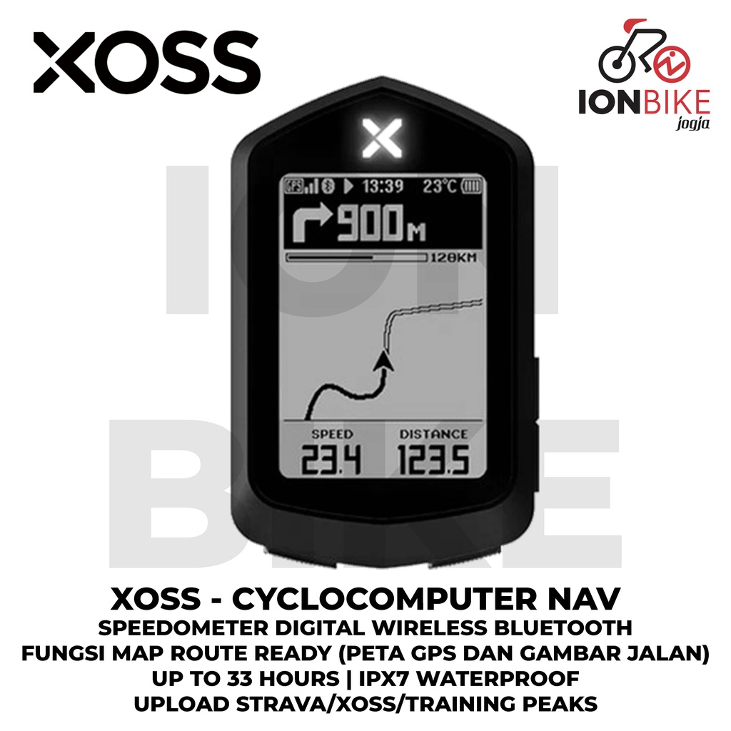 Jual Speedometer Sepeda XOSS NAV GPS Maps Map Wireless Navigasi Peta ...