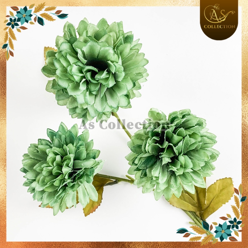 Jual BUNGA DANDELION TANGKAI PANJANG CABANG 3 ARTIFICIAL FLOWER SNOW ...