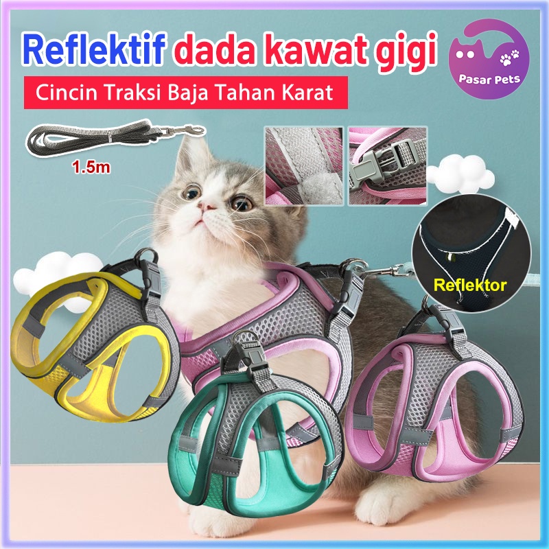 Jual Rompi kucing rompi harness tali tuntun Harness ROMPI Rompi Harness ...