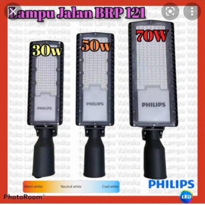 Jual Lampu Jalan PJU Philips LED BRP 121 BRP121 50 Watt 50watt 50 W 50 ...