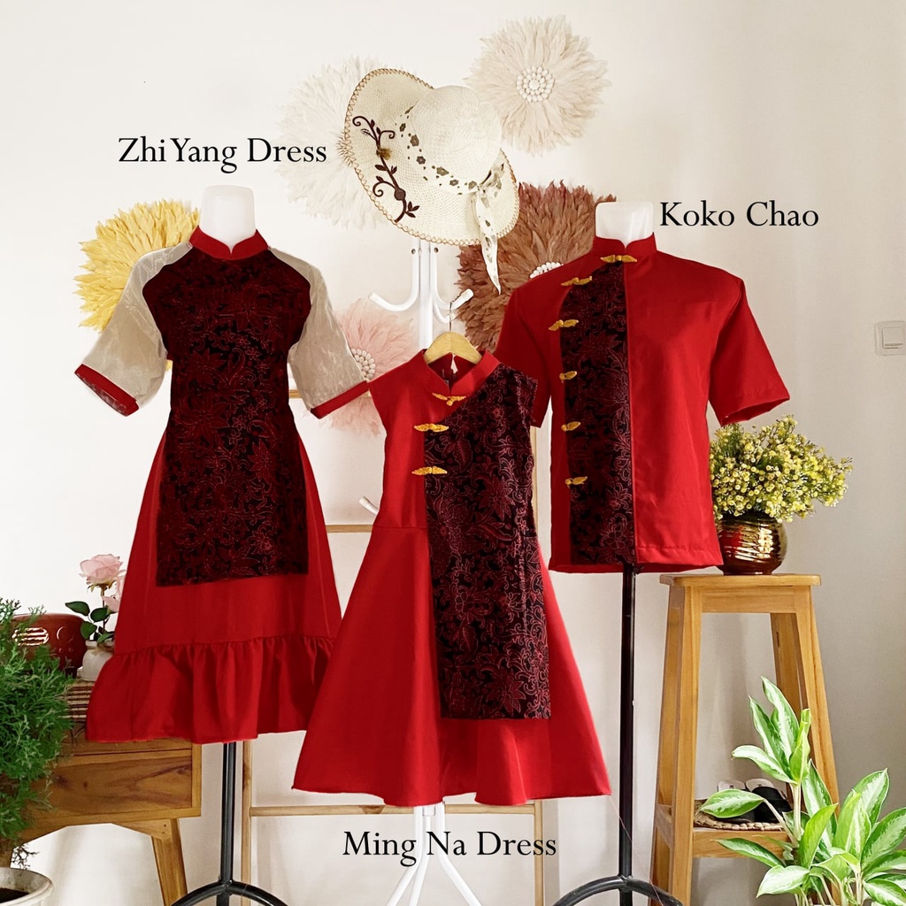 Jual Zhi Yang Ming Na Chao Family Set Baju Imlek Cheongsam China ...
