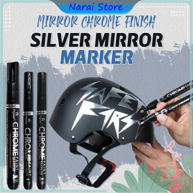 Jual Flysea Spidol Permanen Marker Metallic Chrome 3 mm - FS-743 ...