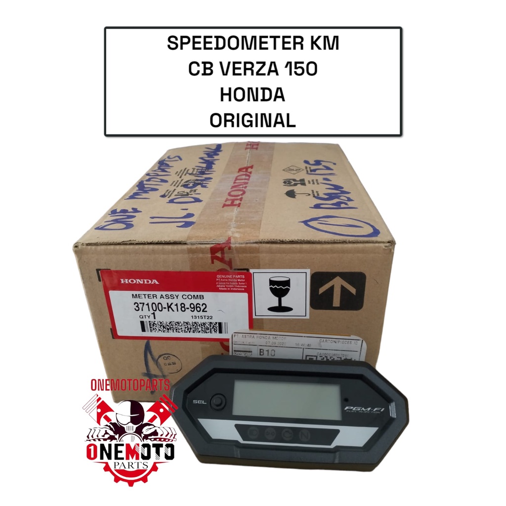 Jual SPEEDOMETER KILOMETER KM CB VERZA 150 HONDA 37100-K18-962 ORIGINAL ...