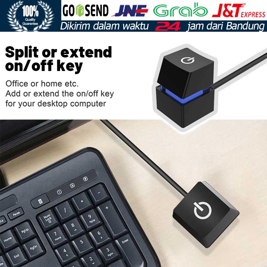 Jual Kabel Front Panel Switch Power Reset Button For PC CPU Komputer ...