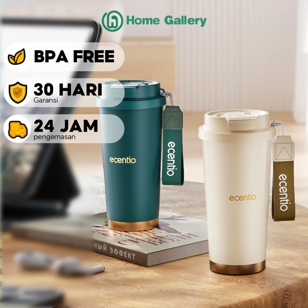 Jual DI55 ecentio tumbler minum premium tahan dingin 24 jam kopi Botol ...