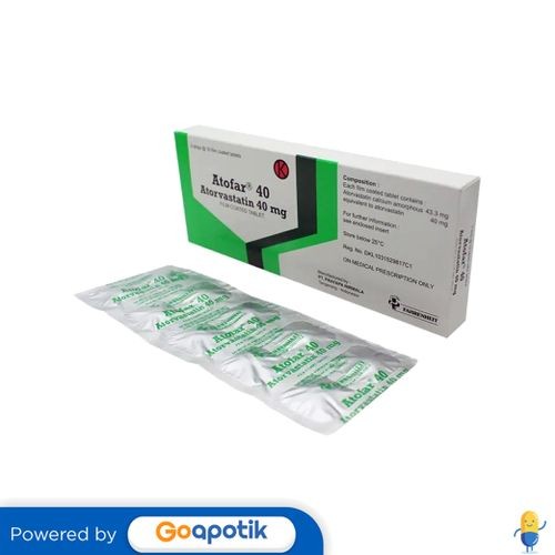 Jual Atofar 40 Mg Box 30 Tablet | Shopee Indonesia