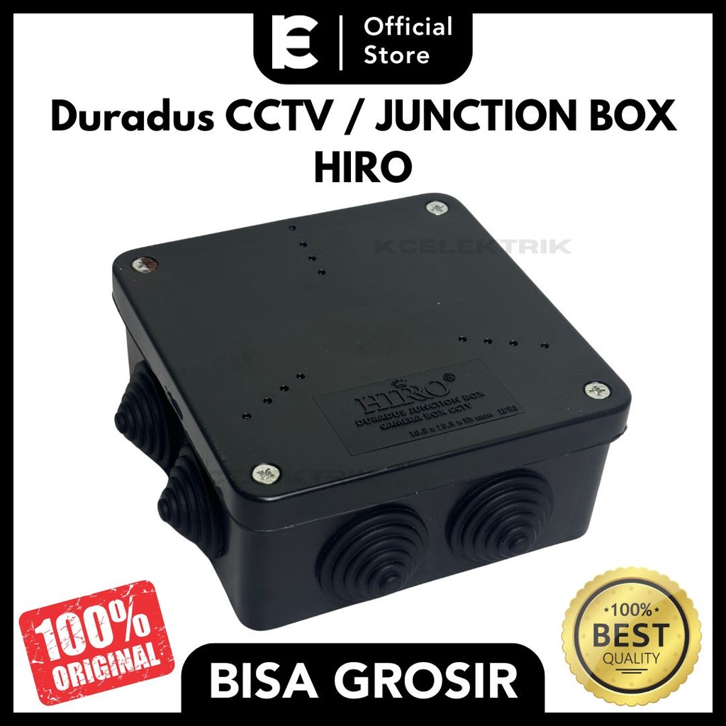 Jual Duradus Doradus Dorados Junction Box CCTV Hiro Hitam Waterproof ...