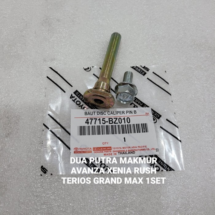 Jual JUAL BAUT DISC CALIPER PIN B SET AVANZA XENIA RUSH GRAND MAX 47715 ...