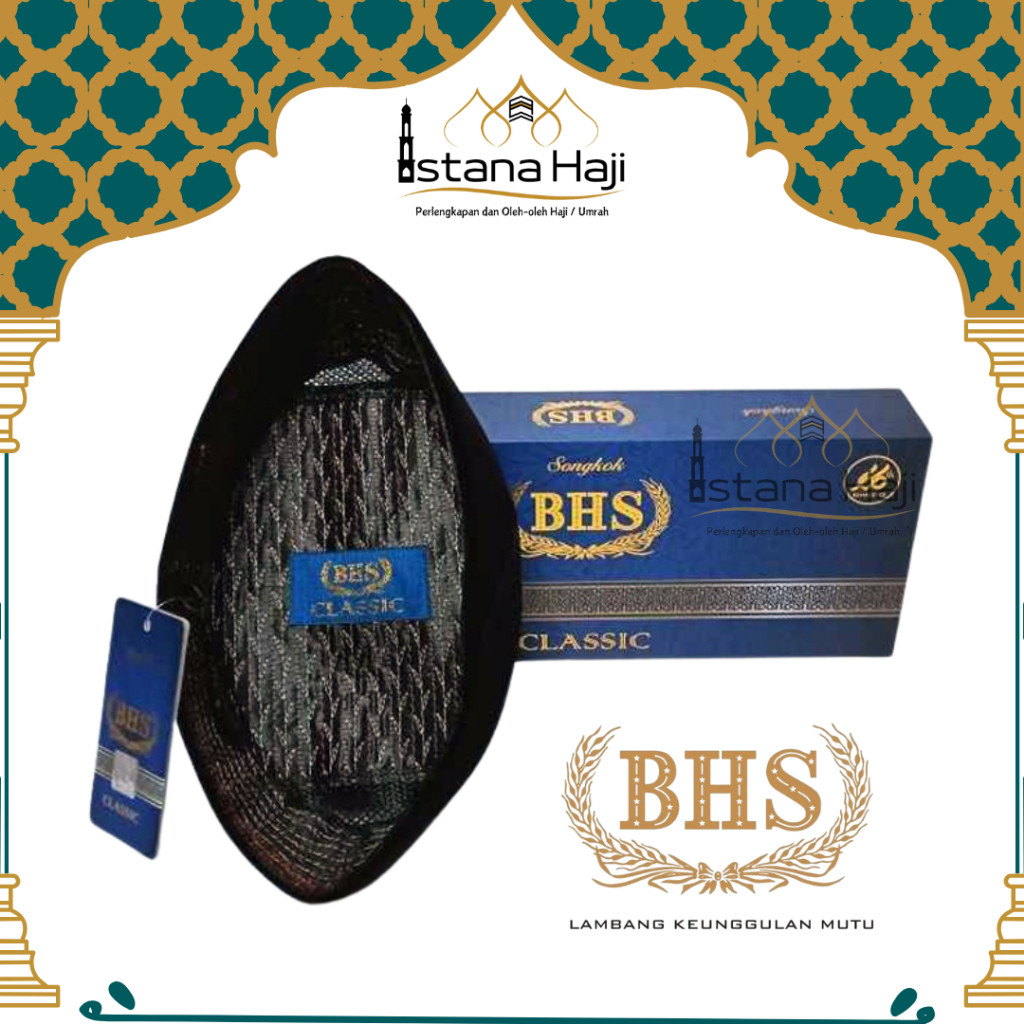 Jual Peci BHS Songkok Hitam Nasional Ac Tinggi 8 9 dan10 Peci Bhs ...
