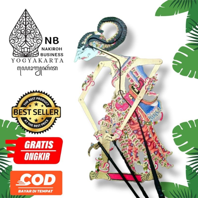 Jual Wayang Kulit Sapi ASLI Laksmana/Laksmi/Lesmana Alusan Ukuran ...