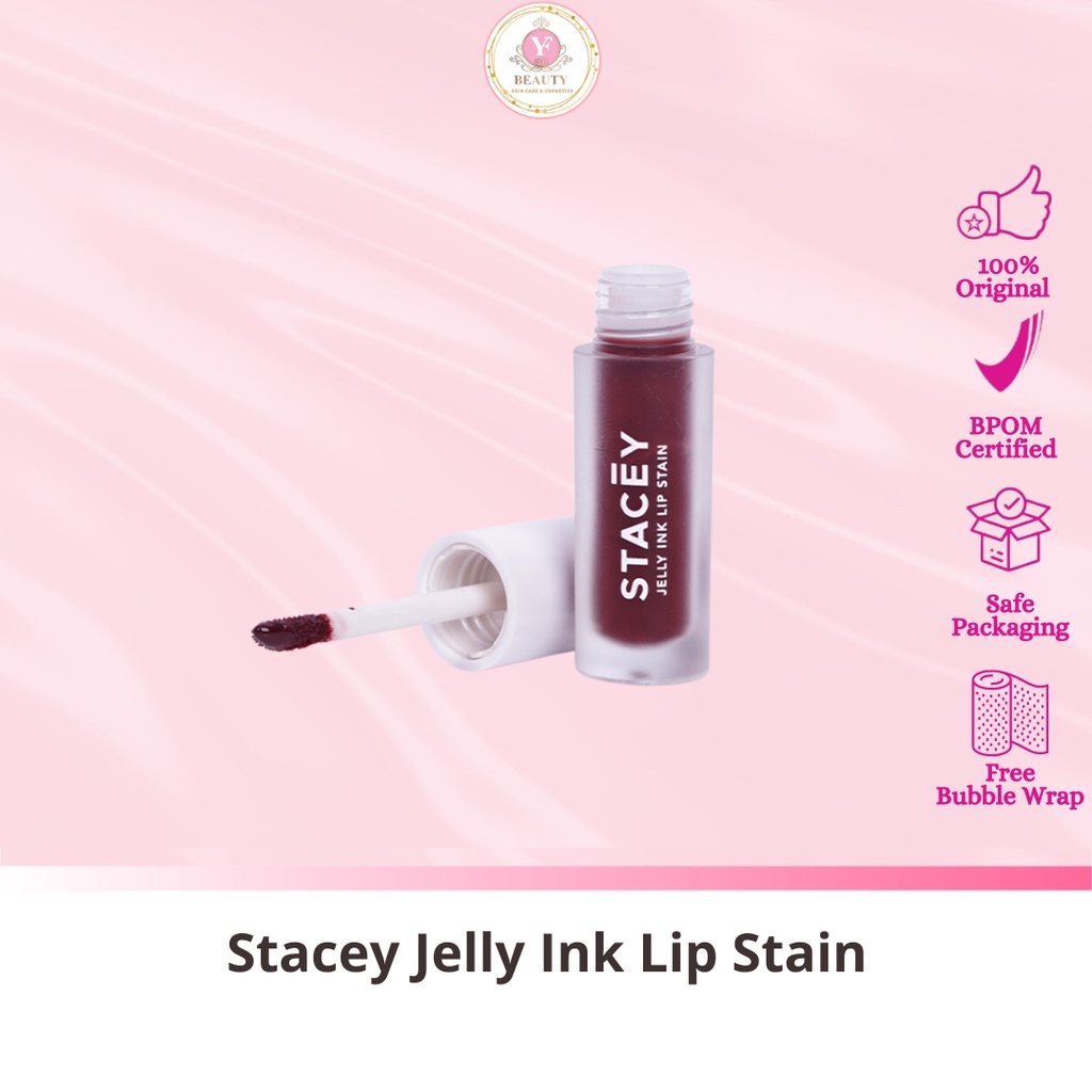 Jual YF BEAUTY Stacey Jelly Ink Lip Stain - Make up Lip Tint Glossy ...