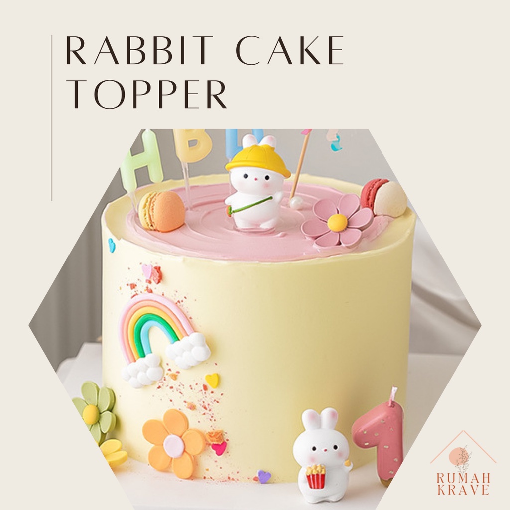 Jual RUMAH KRAVE - Rabbit Cake Topper Kelinci Bunny Resin Dekorasi ...