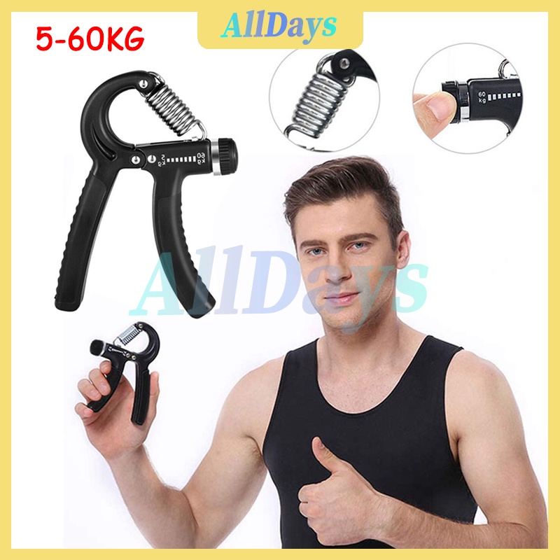 Jual 5-60kg Adjustable Handgrip Hand Grip Alat Fitness Olahraga Otot ...