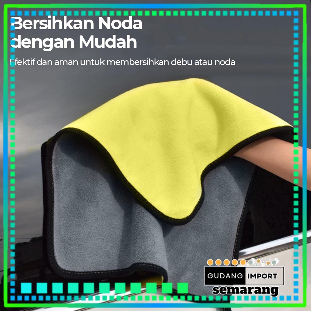 Jual Kain Lap Microfiber 30x30 Mobil Motor Lap Kaca Meja Lembut Serap ...