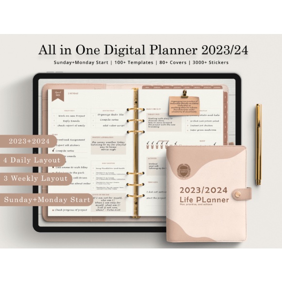 Jual [ Free gift ] Digital Planner 2023-2024 | Shopee Indonesia