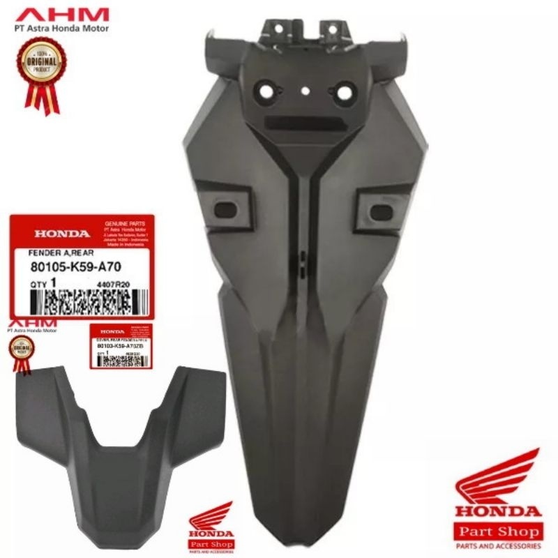 Jual 80105-K59-A70 Slebor Spakbor Belakang Vario 125 150 LED New Vario 160 ORIGINAL Cod | Shopee ...