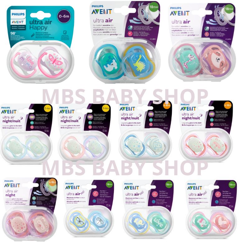 Jual LST45 | Empeng Avent MAM Shooter/Pacifier 0-6 newborn 6-18 18 ...