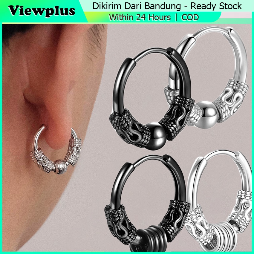 Jual Anting Tindik Bahan Titanium Gaya Punk Hip Hop Untuk Pria Dan ...
