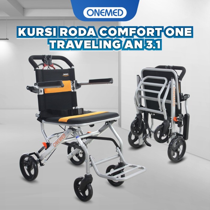 Jual Kursi Roda Travel Comfort One 30 AN 3.1 Onemed OPB | Shopee Indonesia