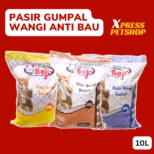 Jual Pasir Kucing Bejo Gumpal Wangi 10L Liter Termurah (GOJEK GRAB) | Shopee Indonesia