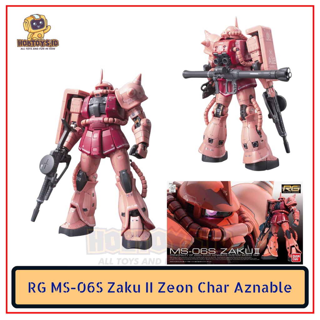 Jual RG Zaku II Char Aznable Custom | Shopee Indonesia