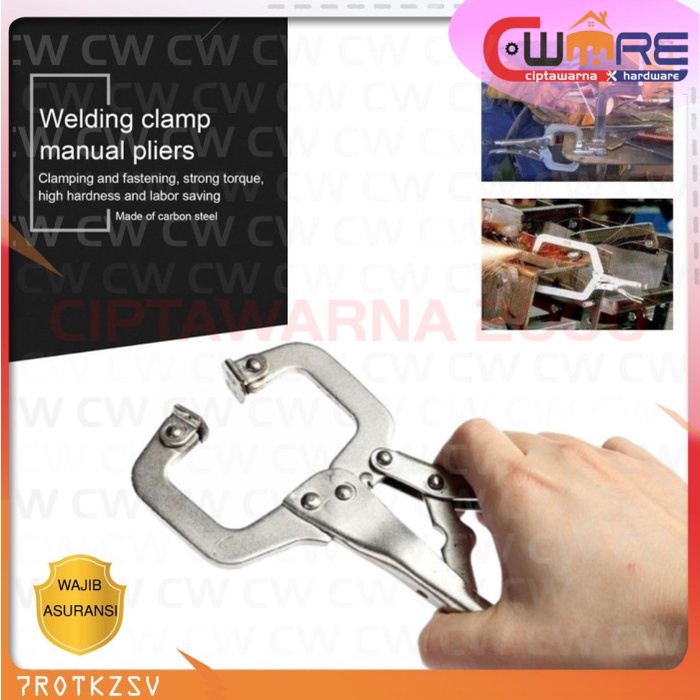 Jual Tang Penjepit Vise Grip Welding Mouth C Clamp 11" Inch - BDB Cw1 ...
