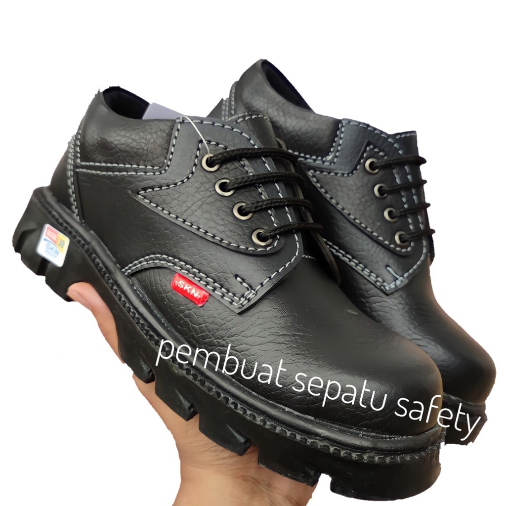 Jual Sepatu safety bertali King Skn Ujung Besi Keselamatan Kerja Sepatu ...
