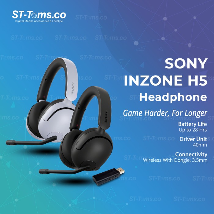 Jual Sony INZONE H5 WH-G500 WHG500 Wireless Gaming Headphone | Shopee ...