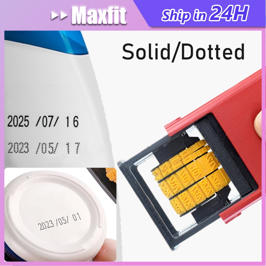 Jual Stempel Tanggal Custom Otomatis / Stempel Tanggal Produksi / Dater ...