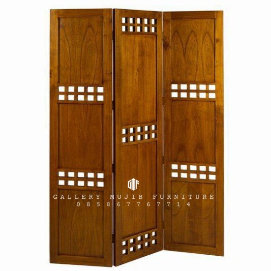 Jual Sketsel Penyekat Ruangan Minimalis kayu jati sekat ruang modern ...