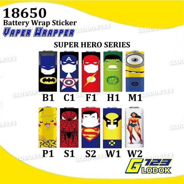 Jual 18650 Battery Wrap Sleeve PVC Plastik Cover Baterai Batere Batre ...