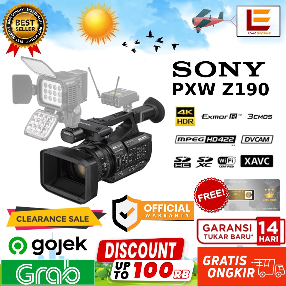 Jual Sony PXW Z190 Sony Z 190 4K HDR XDCAM Camcorder Sony PXWZ190 PXW ...