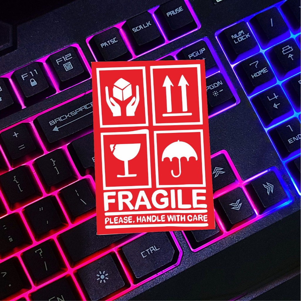 Jual Stiker Aesthetic FRAGILE - STICKER TUMBLR MOTOR JOURNAL stiker ...
