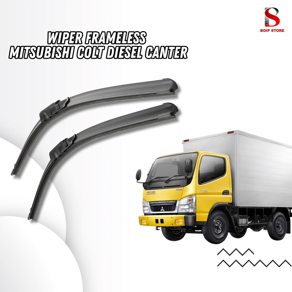 Jual Wiper Mitsubishi Truk Colt Diesel Canter Depan Model Frameless 2 ...
