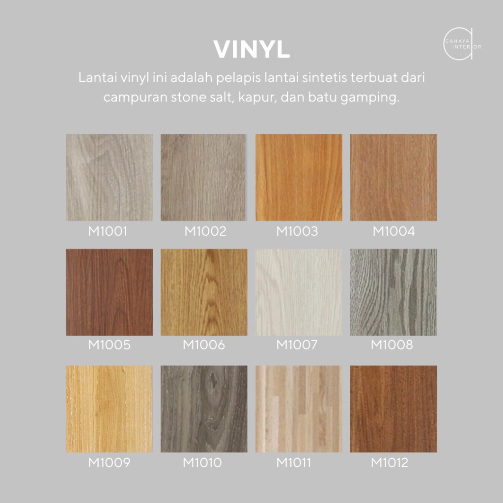 Jual LANTAI VINYL (KODE-M) SPC FLOORING TEBAL 3 MM MOTIF KAYU ...