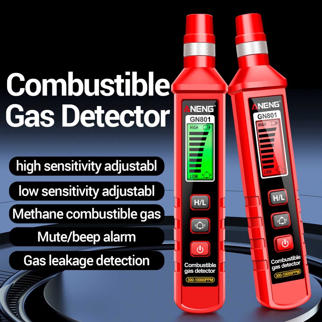 Jual Alat Deteksi Gas Bocor Combustible Detector 10000 PPM - GN801 ...